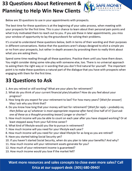 33-Question Retirement Checklist | SafeMoney.com